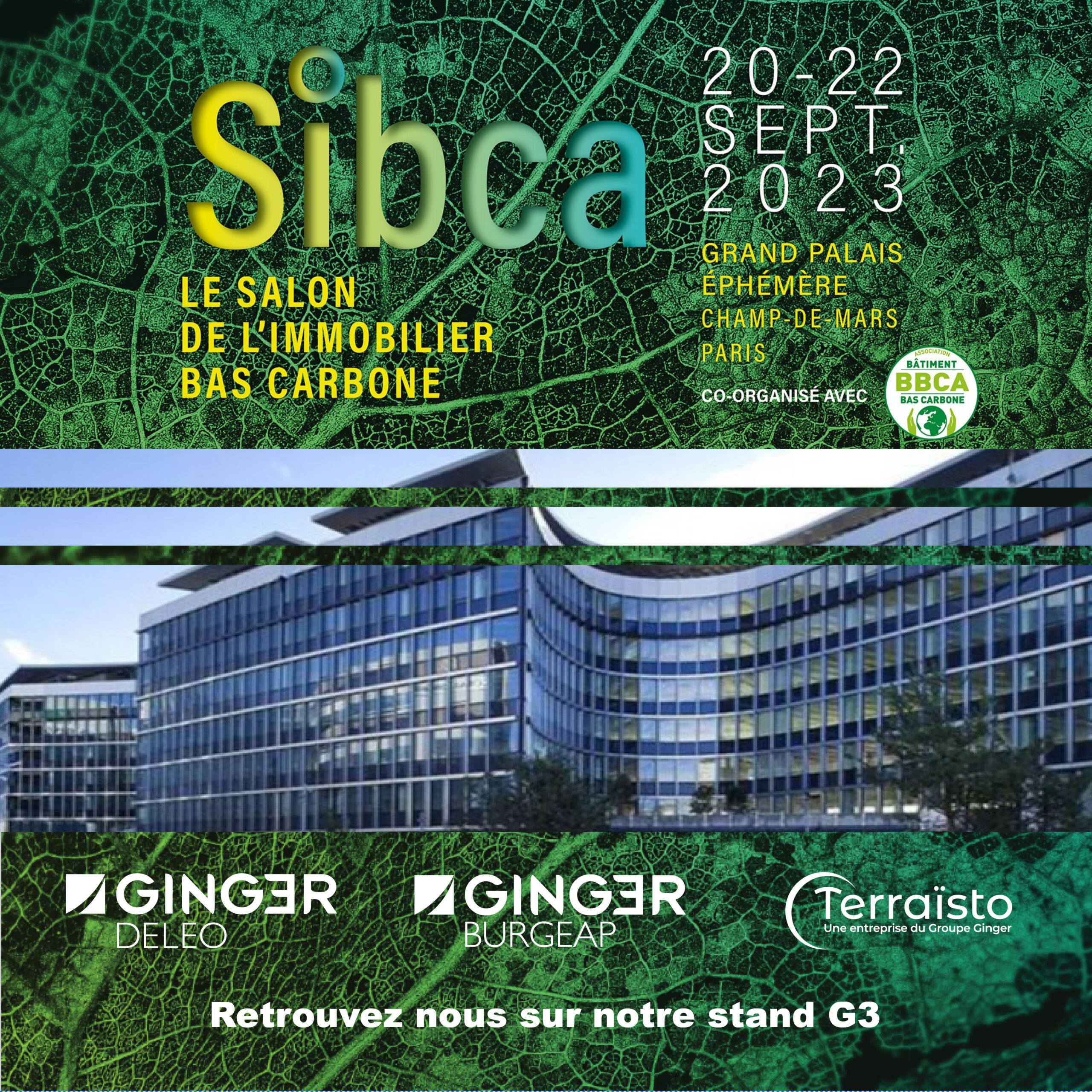 Retrouvez nous au salon SIBCA du 20 au 22 septembre - Burgeap